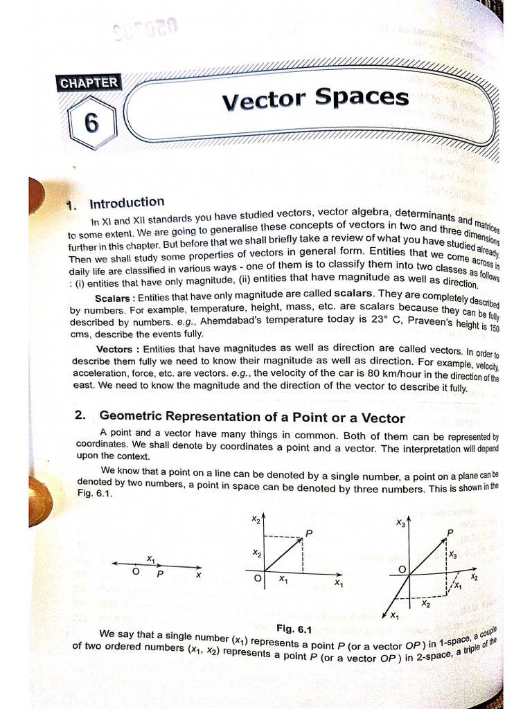 Vector Spaces | PDF