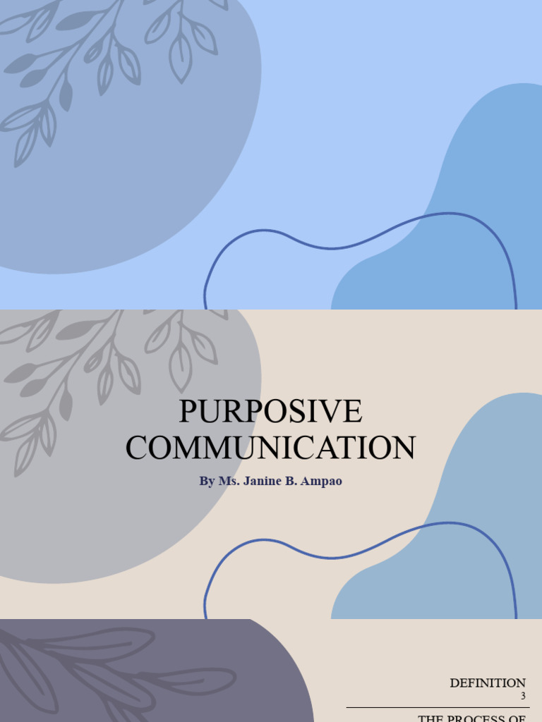 Ge 5 Purposive Communication | Download Free PDF | Communication ...