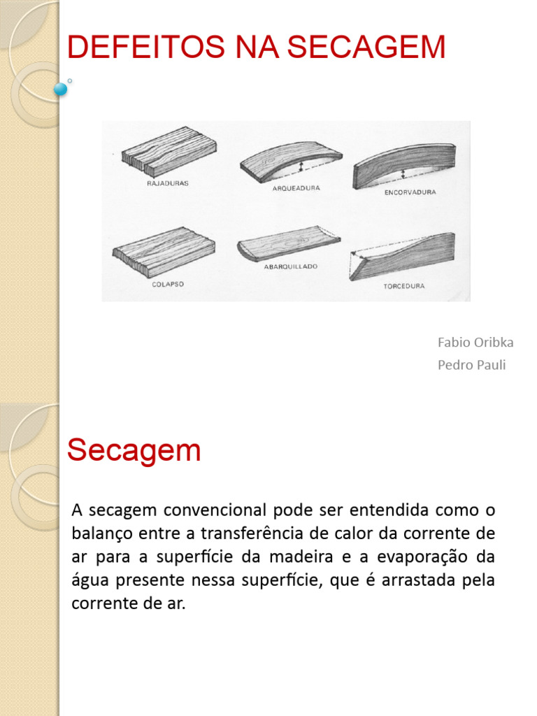 Defeitos de Secagem | PDF
