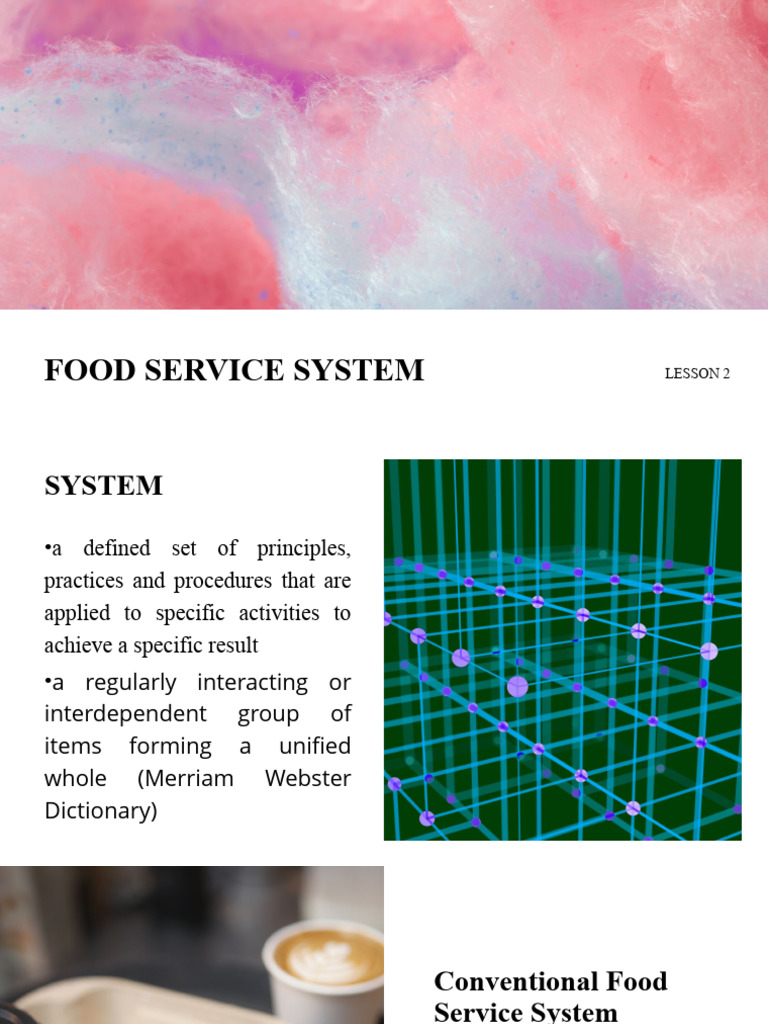 Food Service System Lesson 2 | PDF | Waiting Staff | Foodservice