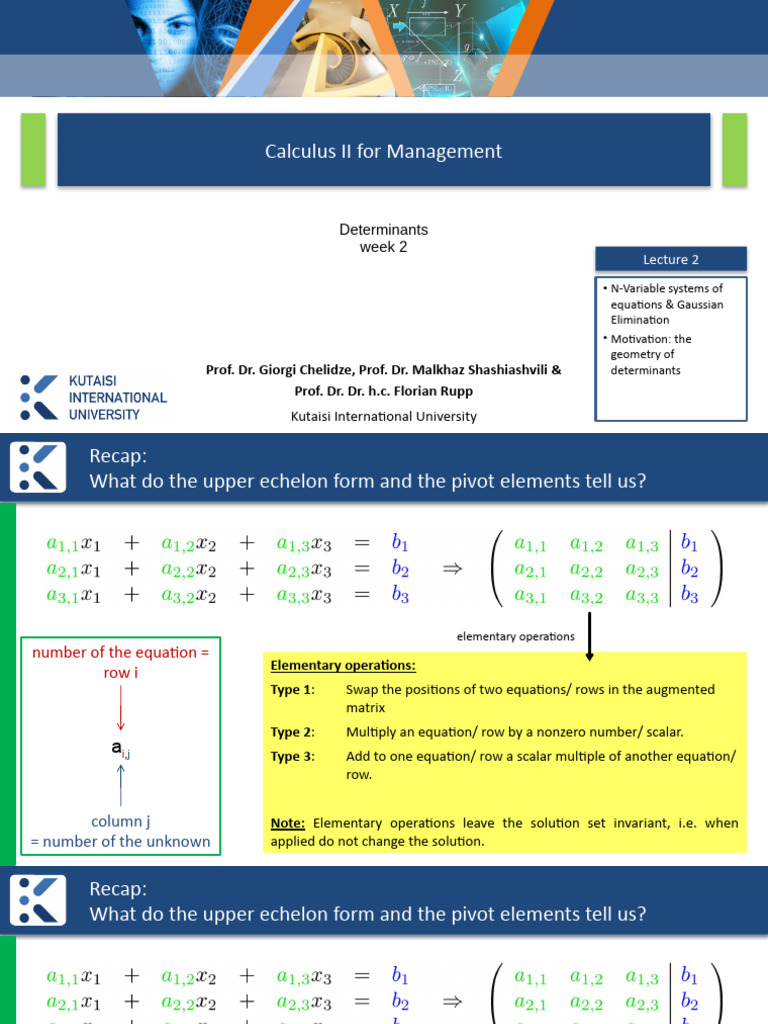 02 Determinants | PDF