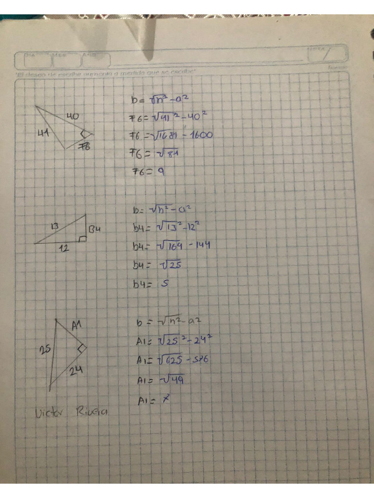 Deber de Matemáticas | PDF