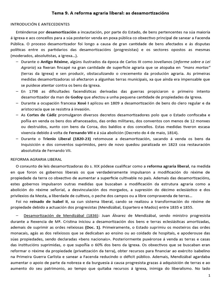 A Reforma Agraria | PDF