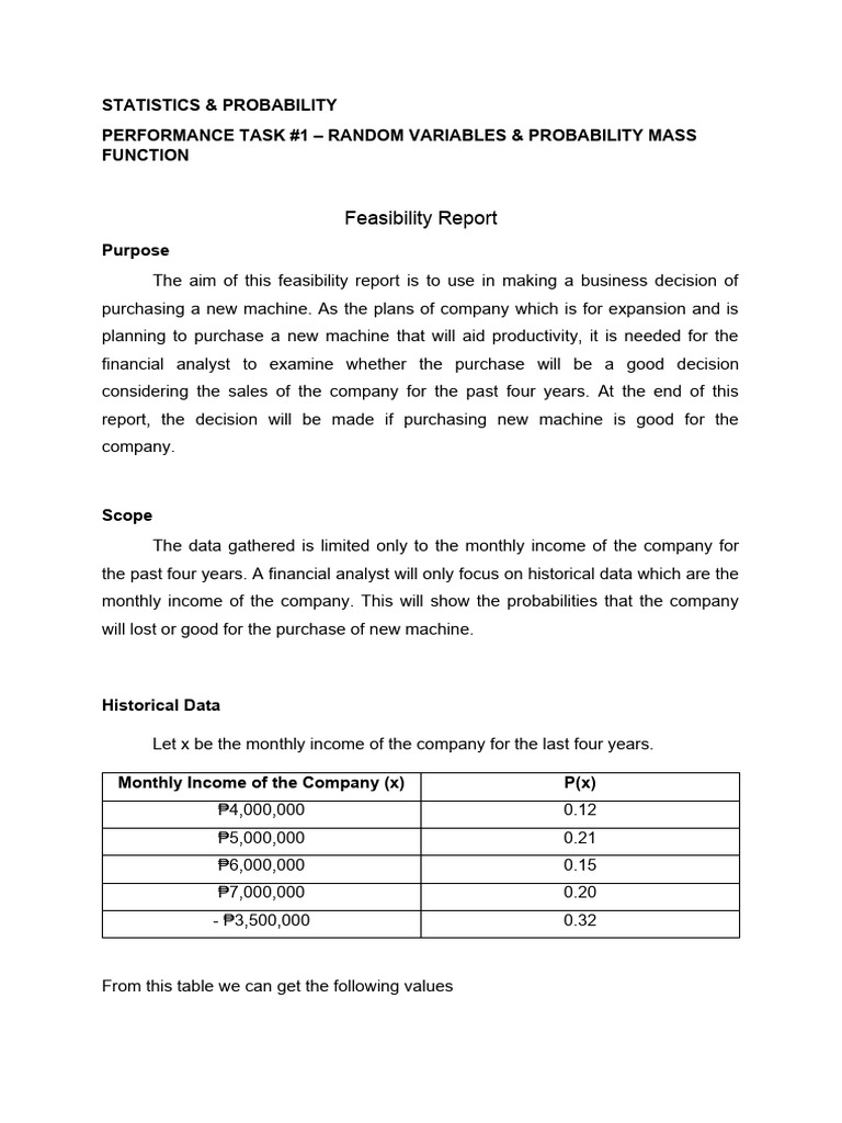Feasibility Report | PDF