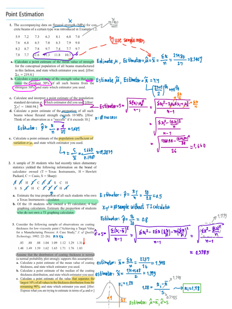 Ex07 - Estimation | PDF