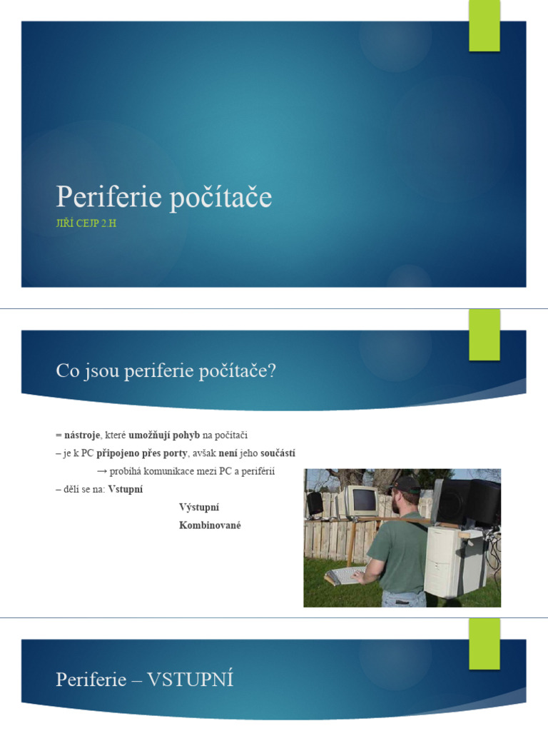Periferie Počítače | PDF