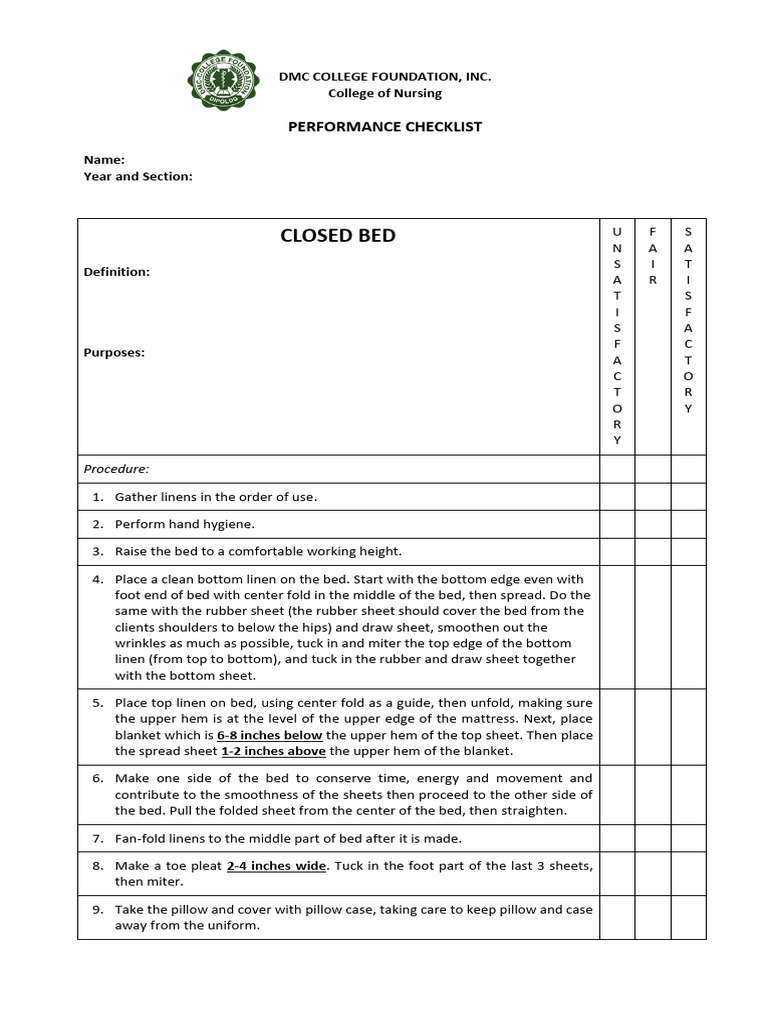 Bedmaking | PDF | Bed | Linens