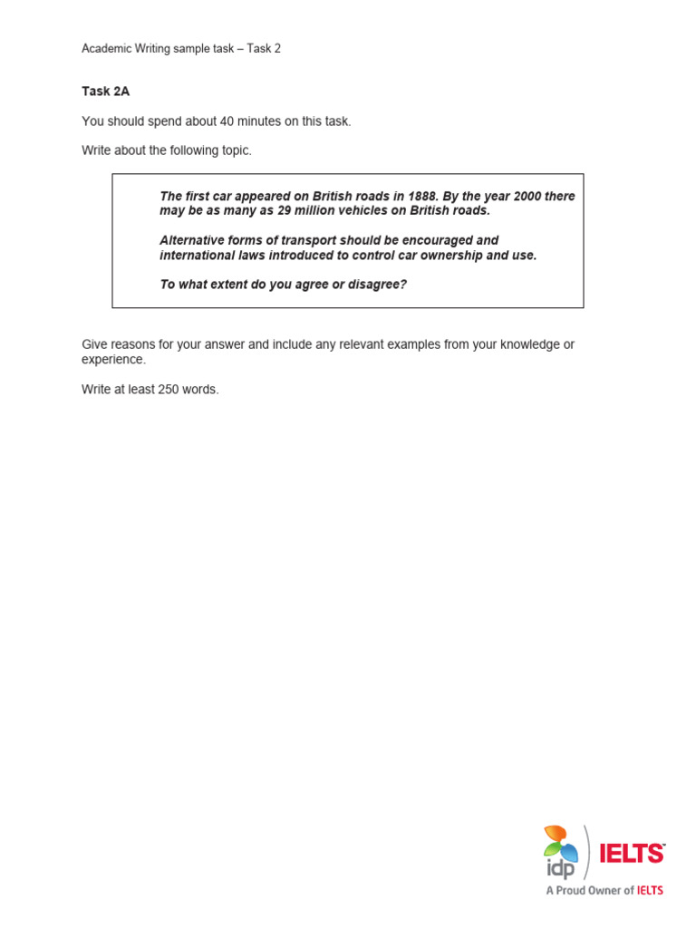 IELTS Academic Writing Sample Task 2 | PDF