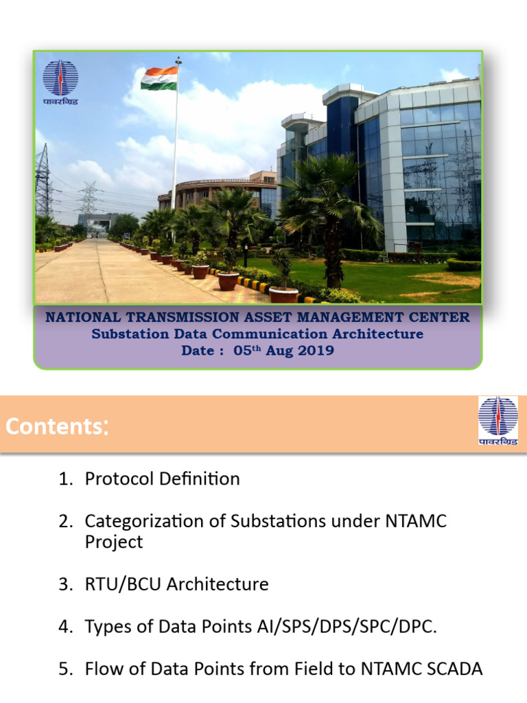 Rtu Bcu Architecture Protocol Training Pdf Electrical Substation