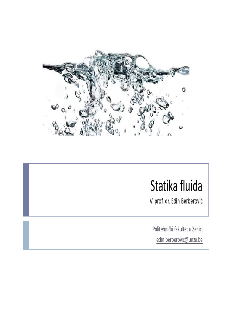02 Statika Fluida | PDF
