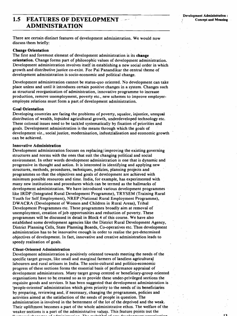 Development Administration | PDF | Employment | Poverty