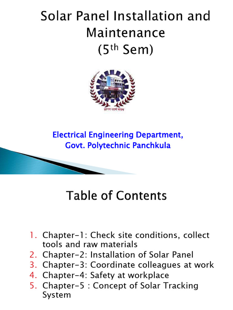 Solar Installation | PDF