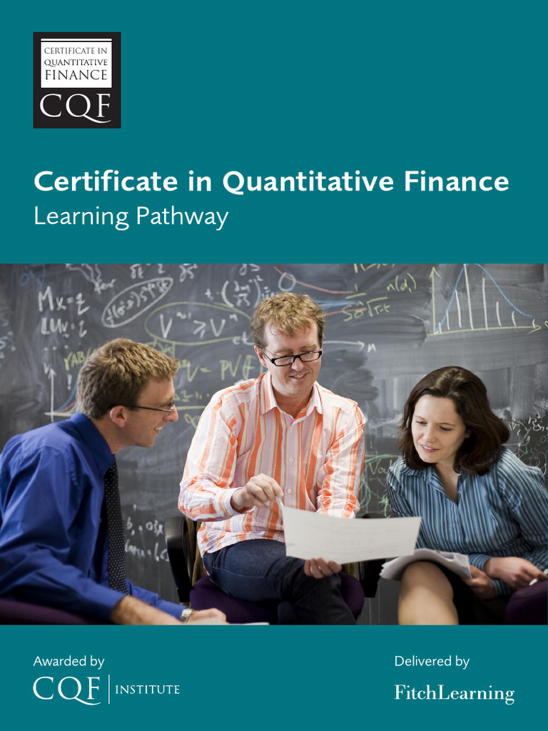 CQF January 2022 Learning Pathway | PDF | Greeks (Finance) | Machine Learning