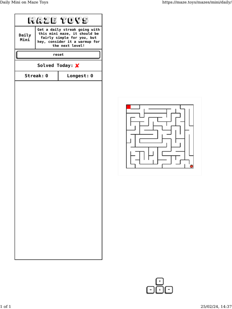 Daily Mini On Maze Toys | PDF