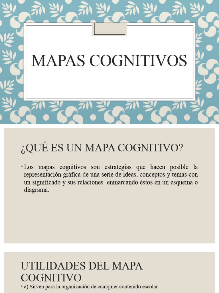 Mapas Cognitivos | Descargar gratis PDF | Aprendizaje | Ciencia cognitiva