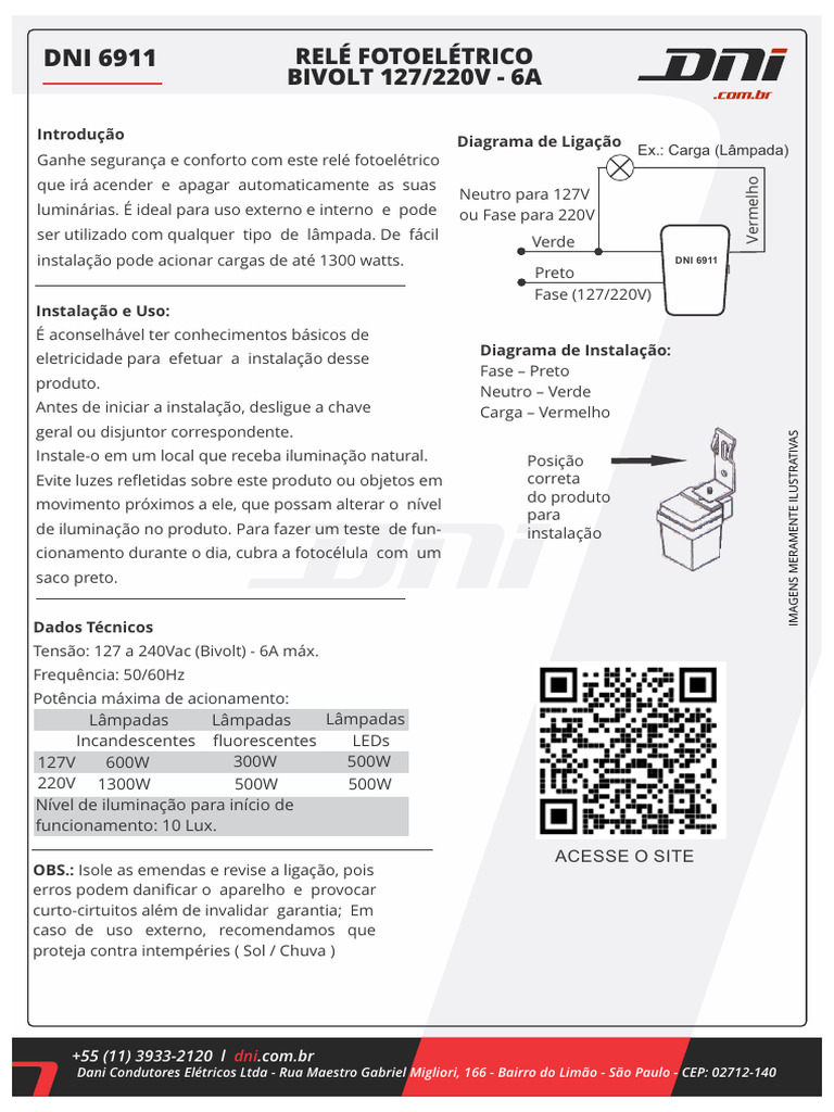 Manual DNI 6911 | PDF