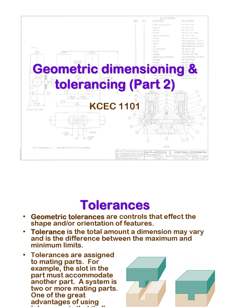 9b - Geometric Dimension Ing & Tolerancing (Part2) | PDF | Engineering ...
