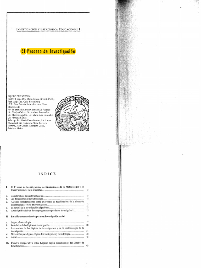 Clase 1 M.U1 Sirvent - Cuadernillo | PDF
