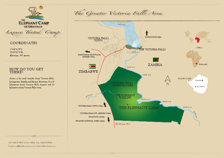 Location The Elephant Camp Map | PDF