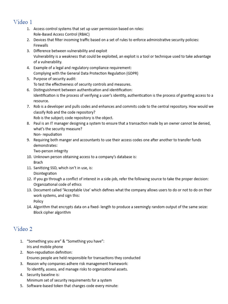 Certified in Cybersecurity | PDF