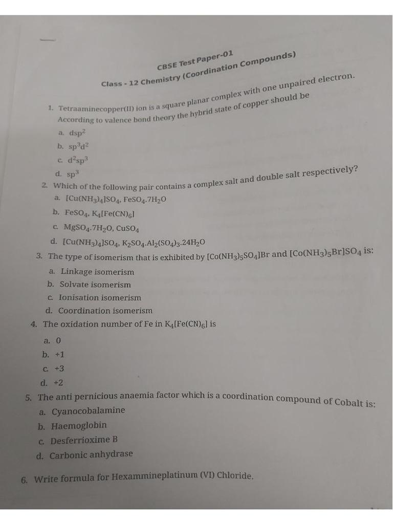 Coordination - Paper 1 | PDF