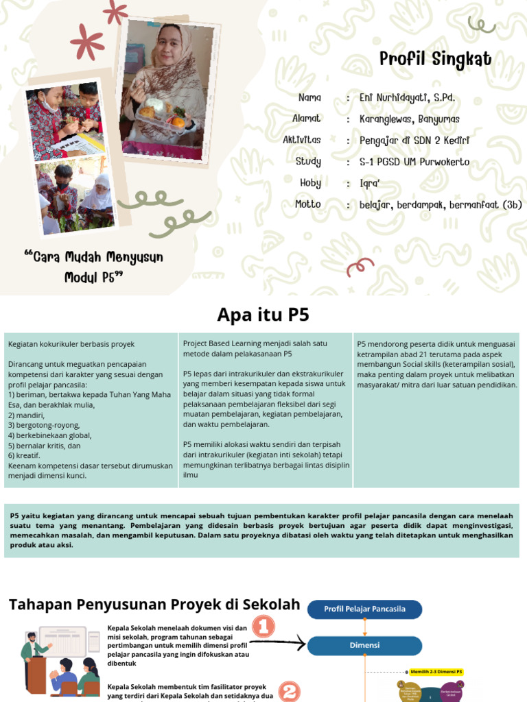 Materi Cara Mudah Menyusun Modul P5 - Eni Nurhidayati | PDF