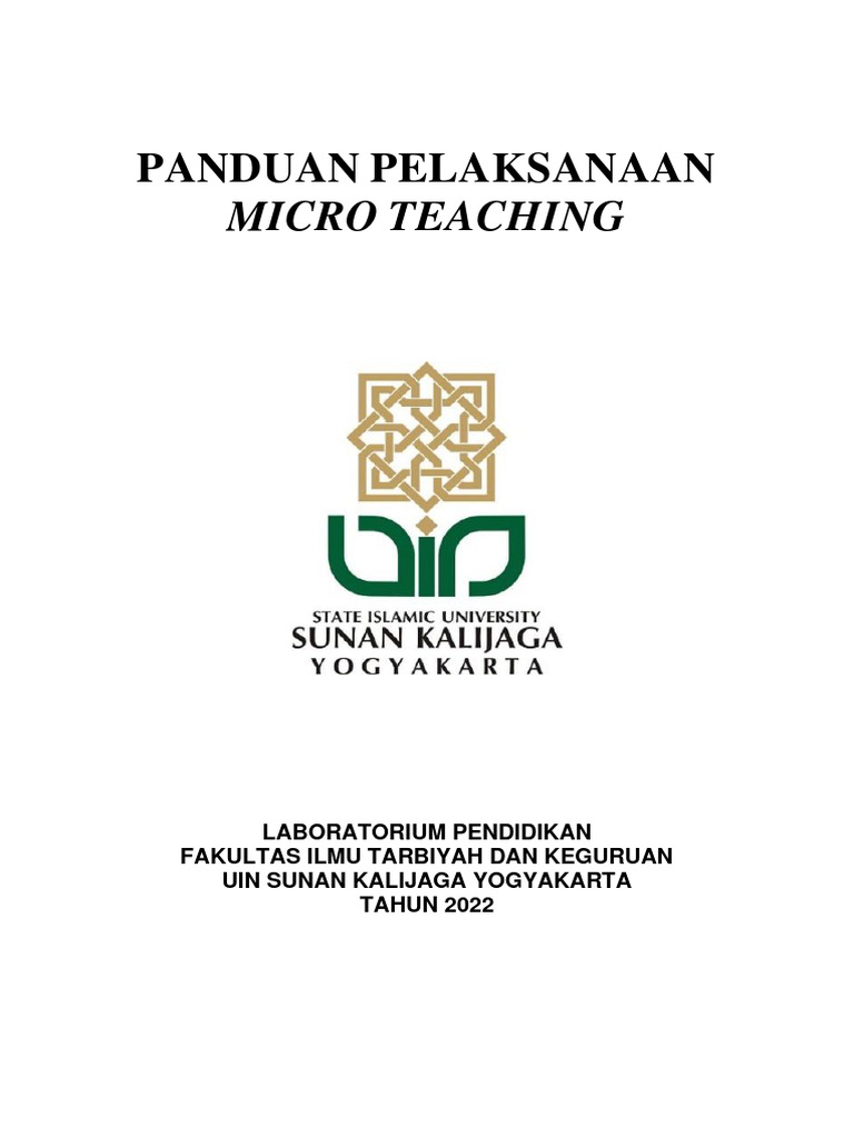 0419 - 20220301 - Panduan Micro Teaching 2022 | PDF