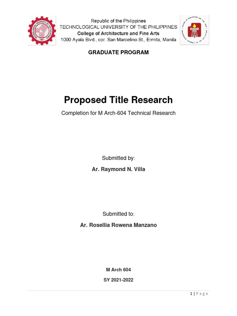 VILLA Research Titles | PDF