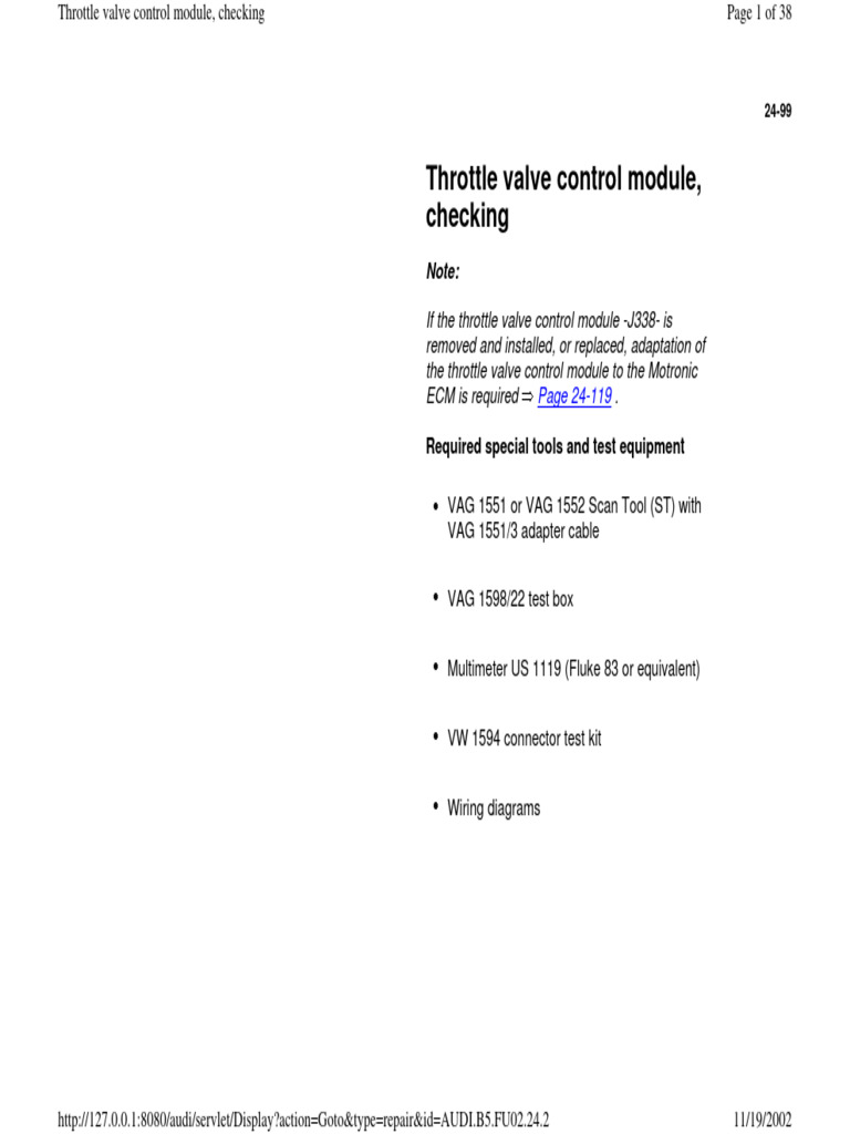 Throttle Valve | PDF