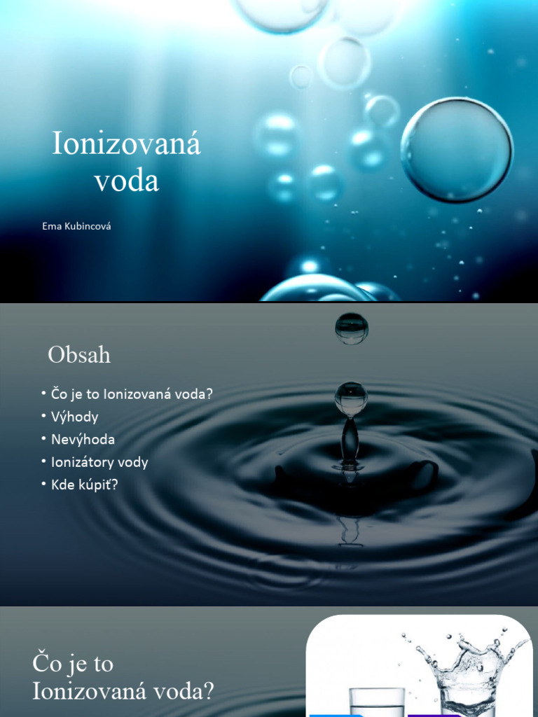 Ionizovaná Voda | PDF