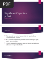 Analysis of "Significant Cigarettes" | PDF