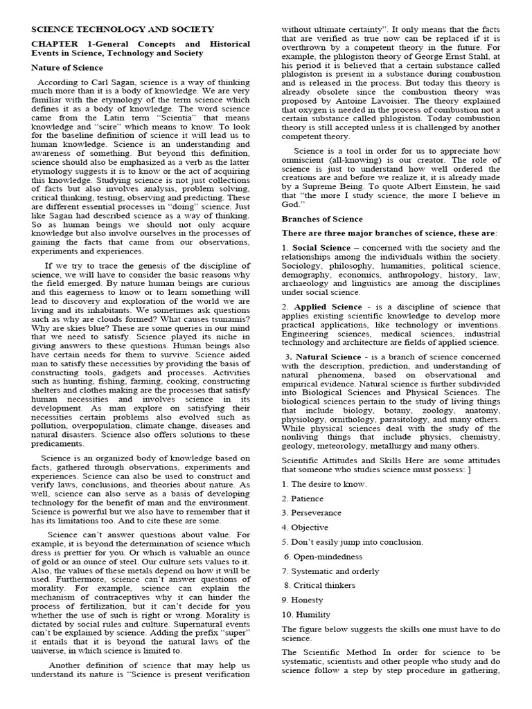 STS Reviewer | PDF | Id | Science