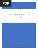 RBT Competency Assessment Study Guide | PDF | Reinforcement | Behavior