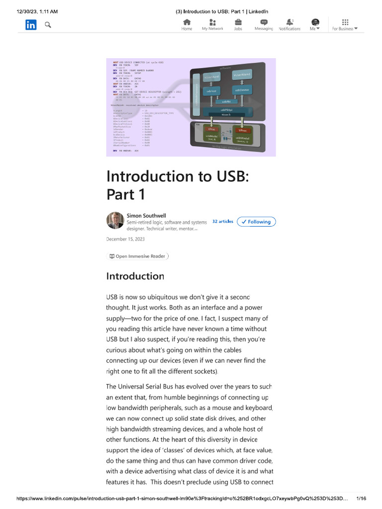 Introduction To USB | PDF