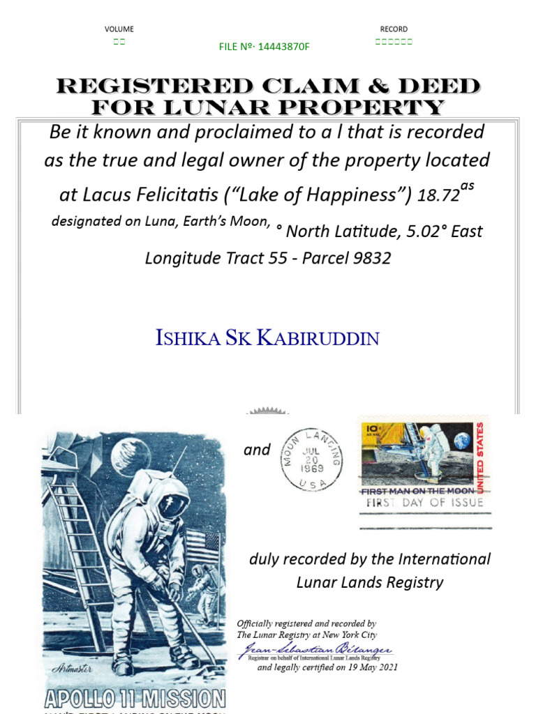 Moon Land Ishika | PDF