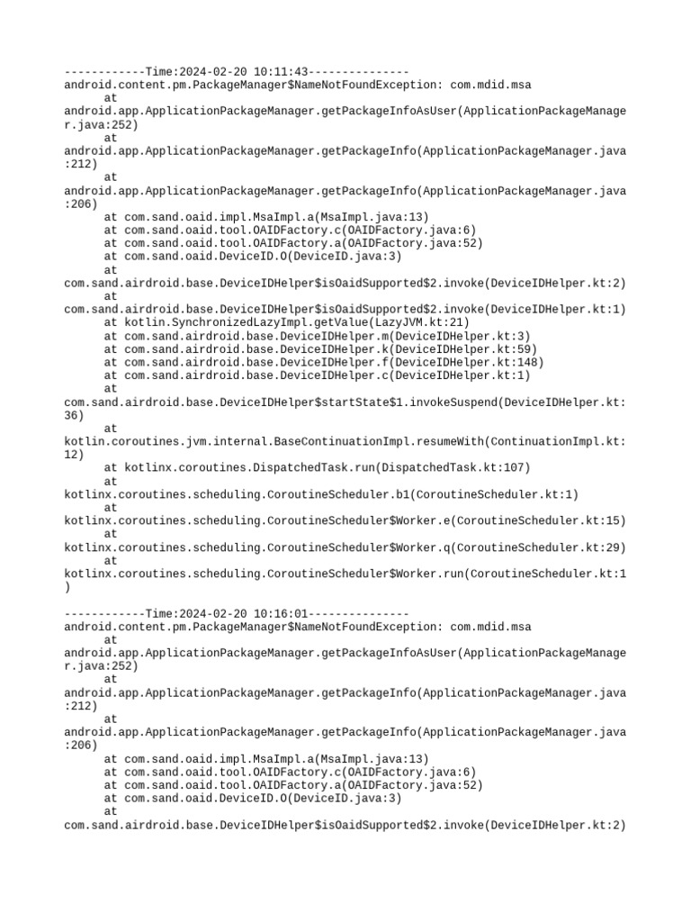 Exception 20240220 | PDF | Java Platform | Java Specification Requests Exception 20240220 | PDF | Java Platform | Java Specification Requests