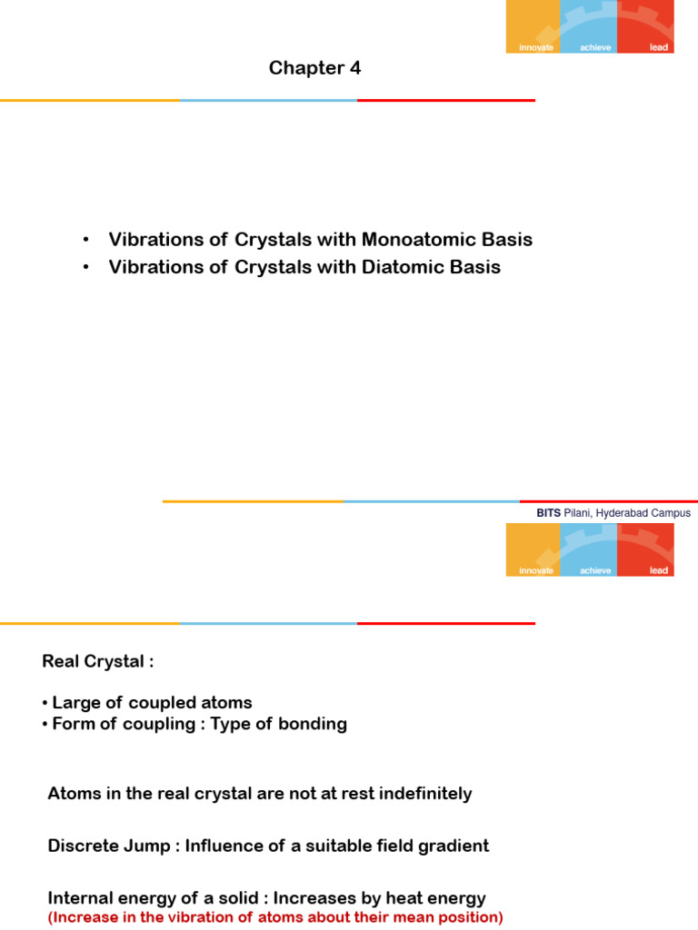 Chapter 4 Slides | PDF | Phonon | Normal Mode Chapter 4 Slides | PDF | Phonon | Normal Mode