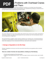 Operations & Maintenance Manual For Crane | PDF | Crane (Machine) | Bridge