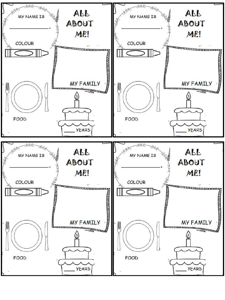 All About Me 2 | PDF