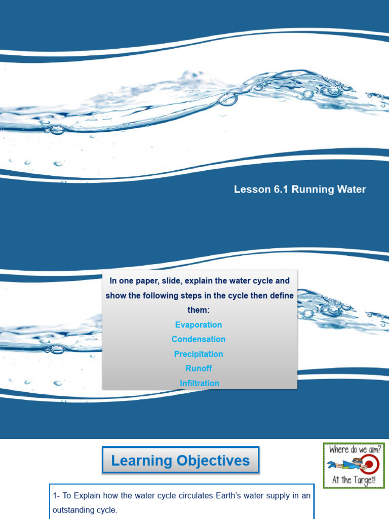 Water Cycle & Stream Dynamics | PDF | Stream | Water Cycle
