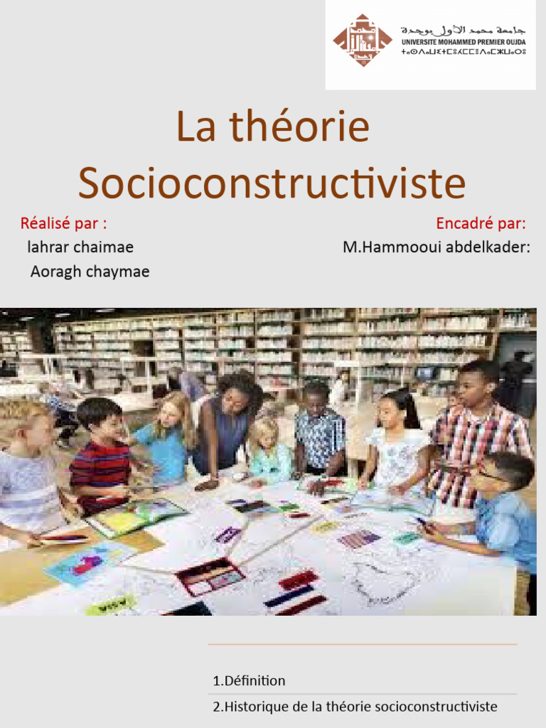 Socio Constructiviste 2 | PDF | Constructivisme (Philosophie de l'Éducation) | Apprentissage