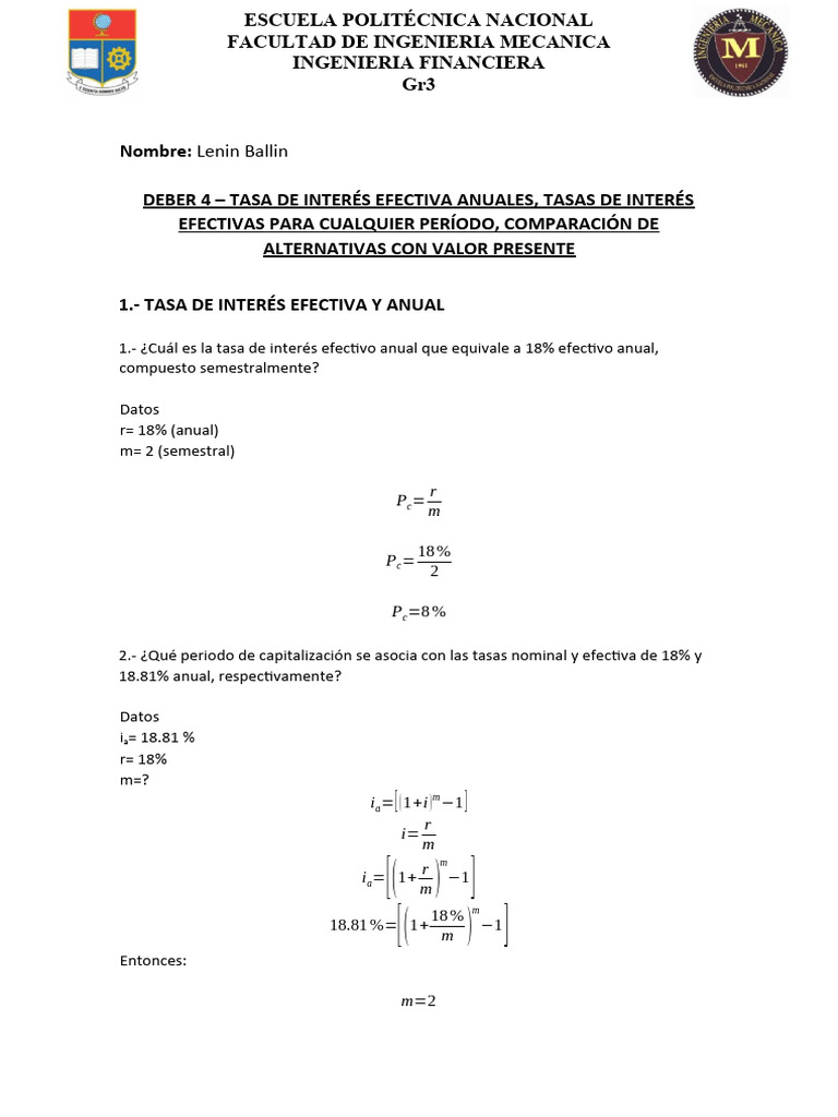 Deber 4 | PDF | Economias | Ciencias fisicas