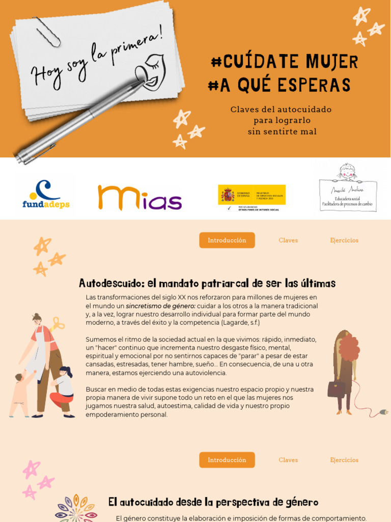 #Cuídate Mujer A Qué Esperas | PDF | Autoestima | Estrés (biología)