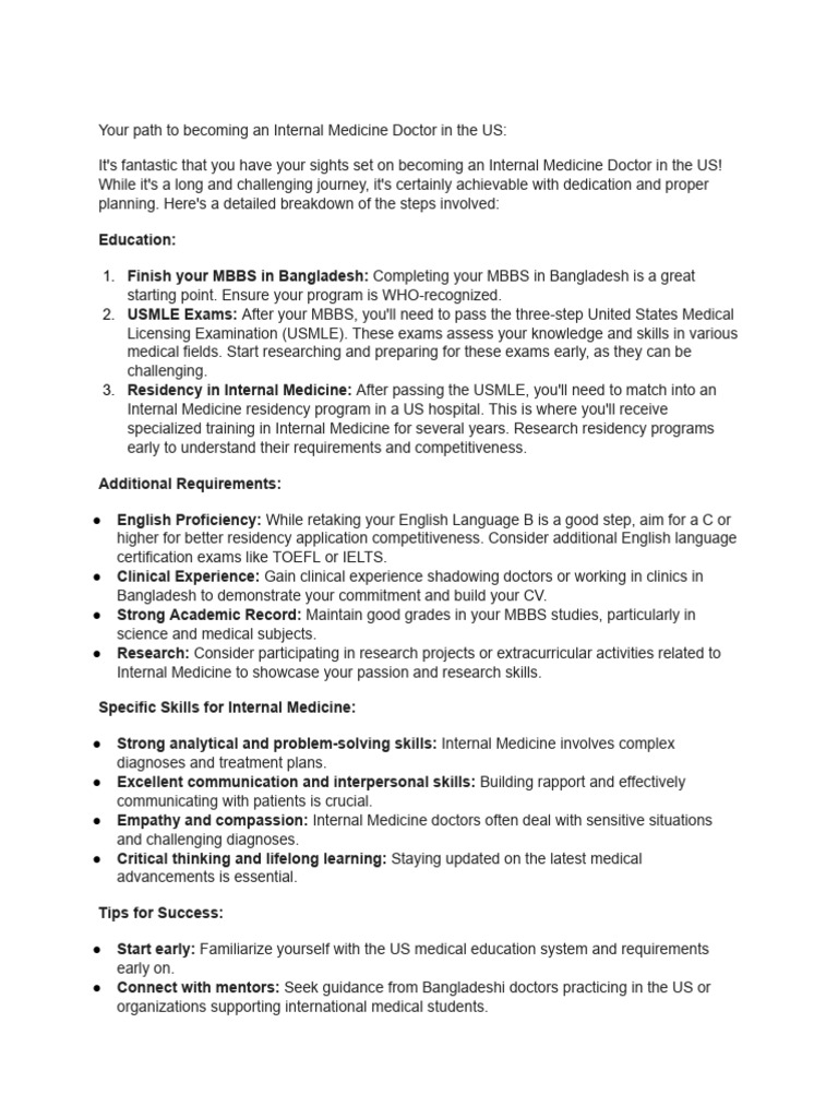 Mission - Becoming Doctor Part 2 | PDF | United States Medical ...