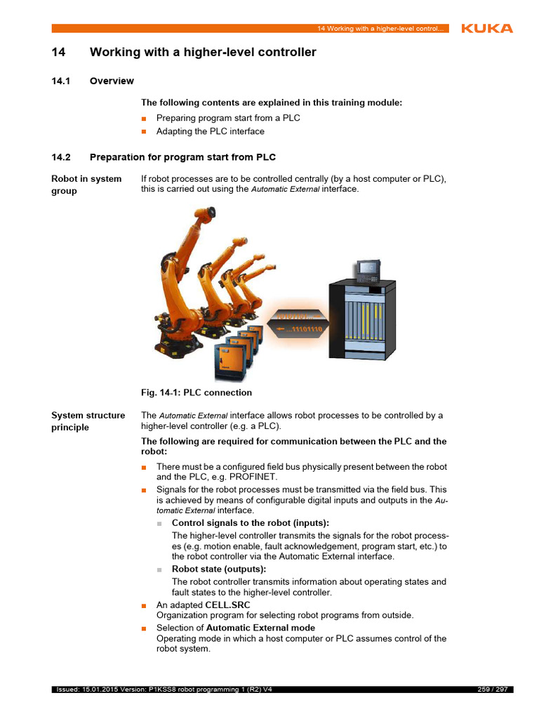 PLC Control for Robot Programming | PDF | Computer Program | Programming