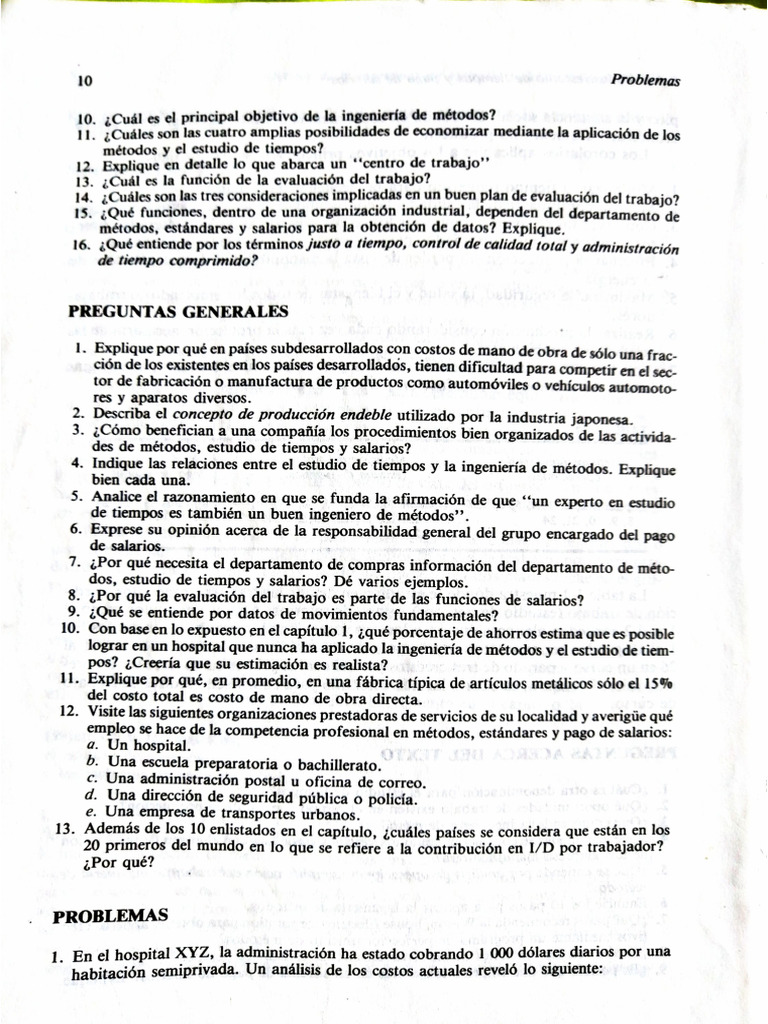 Problemas Cap 1 y 2 Edic 9 | PDF