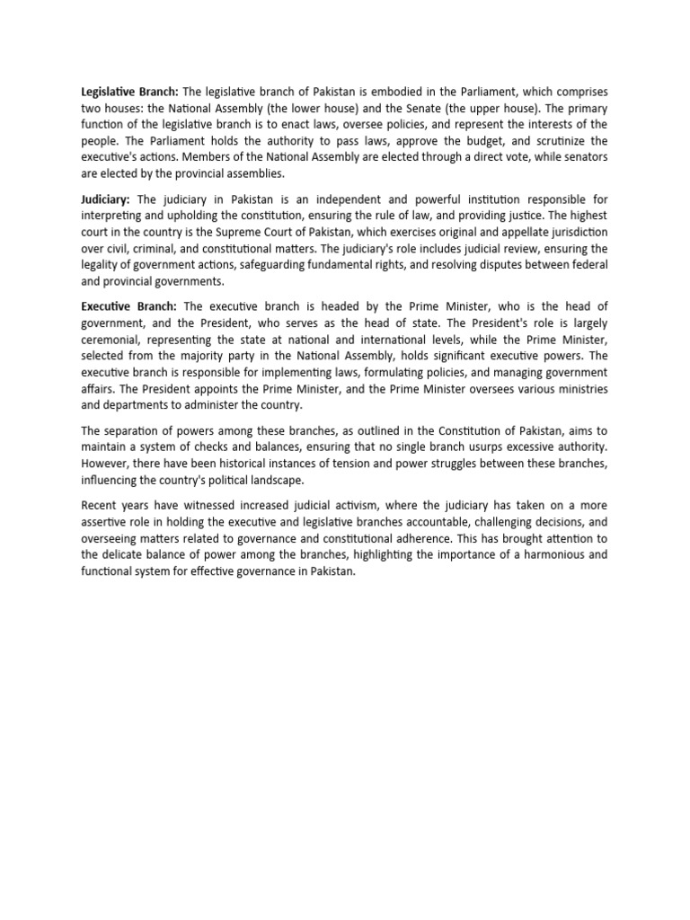 Legislative Branch | PDF