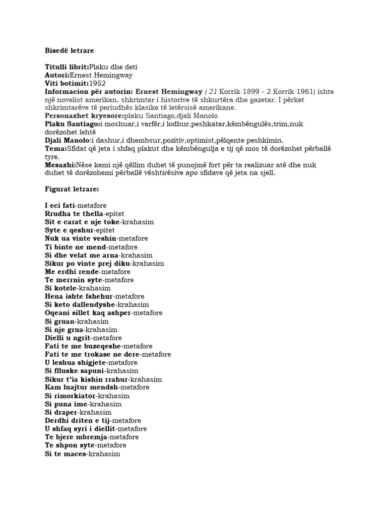 Bisede Letrare | PDF