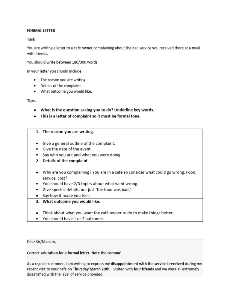 FORMAL LETTER Final | PDF