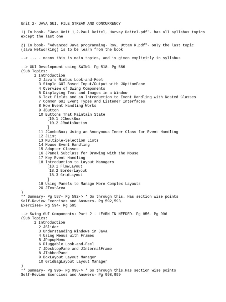 Web Tech Unit 2 | PDF | Thread (Computing) | Java (Programming Language) Web Tech Unit 2 | PDF | Thread (Computing) | Java (Programming Language)